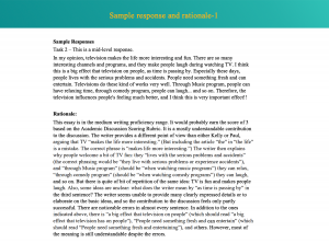 TOEFL iBT Writing for an Academic Discussion「托福 iBT学术讨论写作」 - Language ...